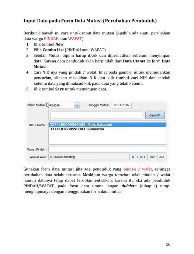Aplikasi Pengelolaan Data dan Administrasi Warga RT/RW | PDF