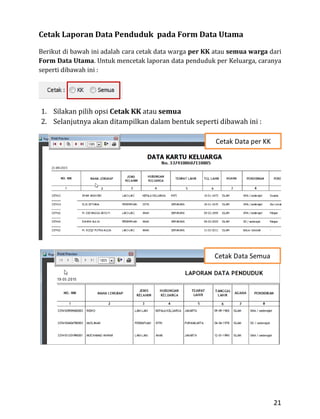 Aplikasi Pengelolaan Data dan Administrasi Warga RT/RW | PDF