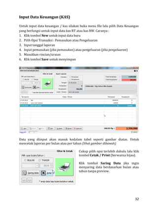 Aplikasi Pengelolaan Data dan Administrasi Warga RT/RW | PDF