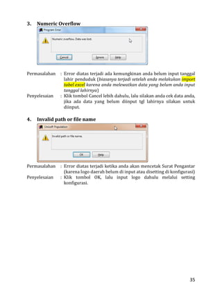 Aplikasi Pengelolaan Data dan Administrasi Warga RT/RW | PDF