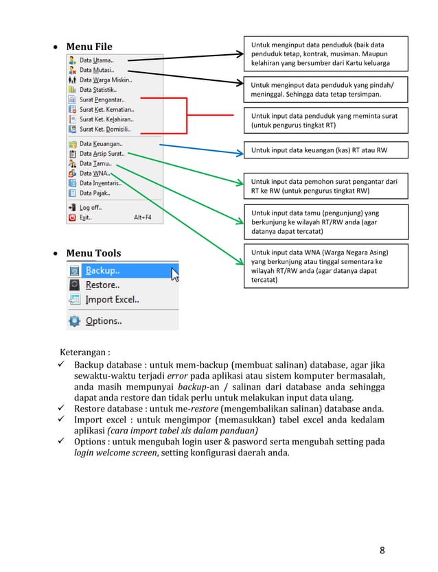 Aplikasi Pengelolaan Data dan Administrasi Warga RT/RW | PDF