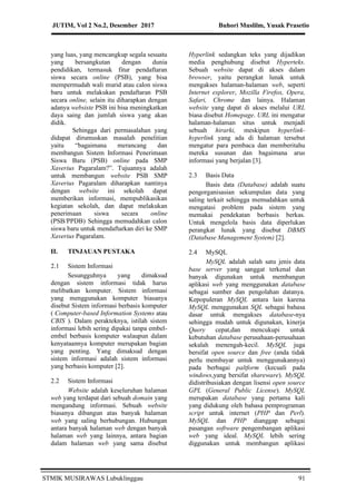 Sistem informasi penerimaan siswa baru smp xaverius pagaralam berbasis ...