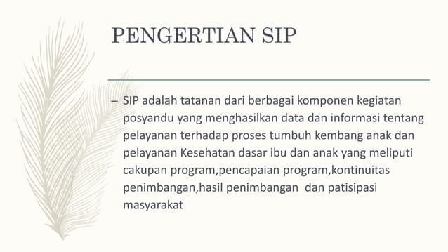 SISTEM INFORMASI POSYANDU (SIP).pptxxxxx | PPTX