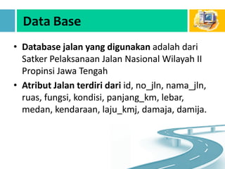 Sistem informasi prasarana jalan | PDF