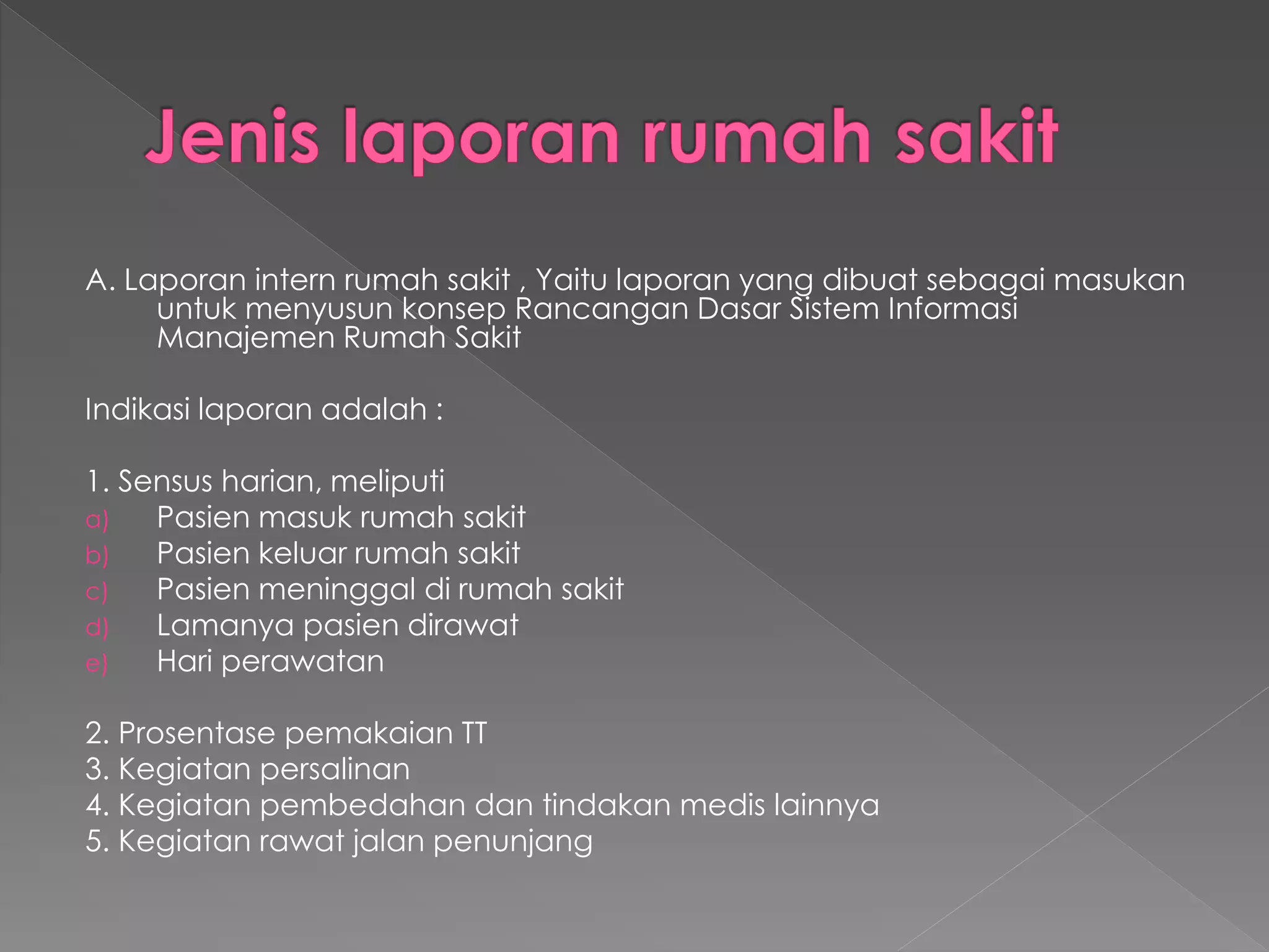 Sistem informasi rumah sakit dan simpus | PPTX