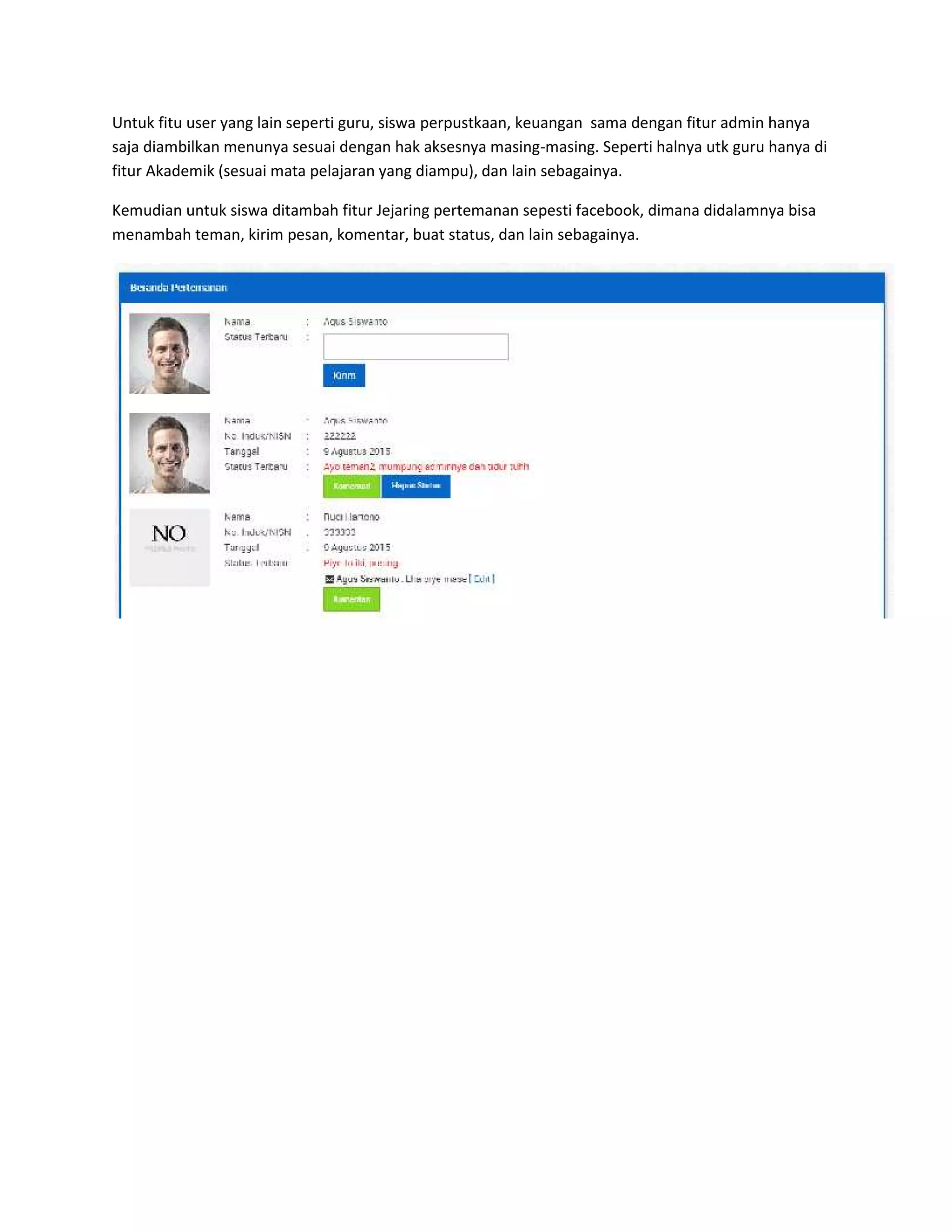 Sistem informasi sekolah | PDF