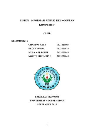 Sistem informasi untuk keunggulan kompetitif | PDF