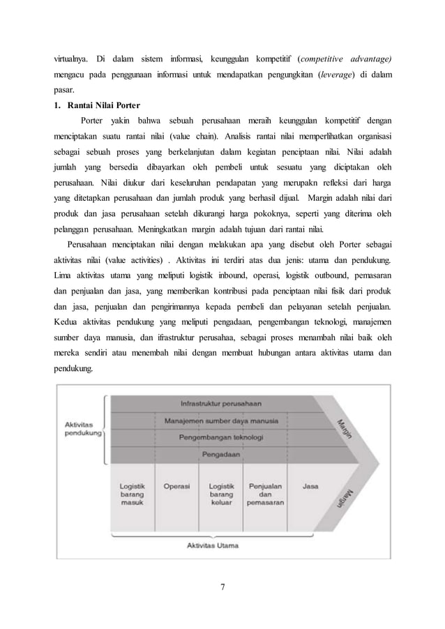Sistem informasi untuk keunggulan kompetitif | PDF