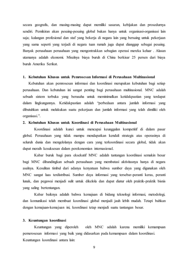 Sistem informasi untuk keunggulan kompetitif | PDF
