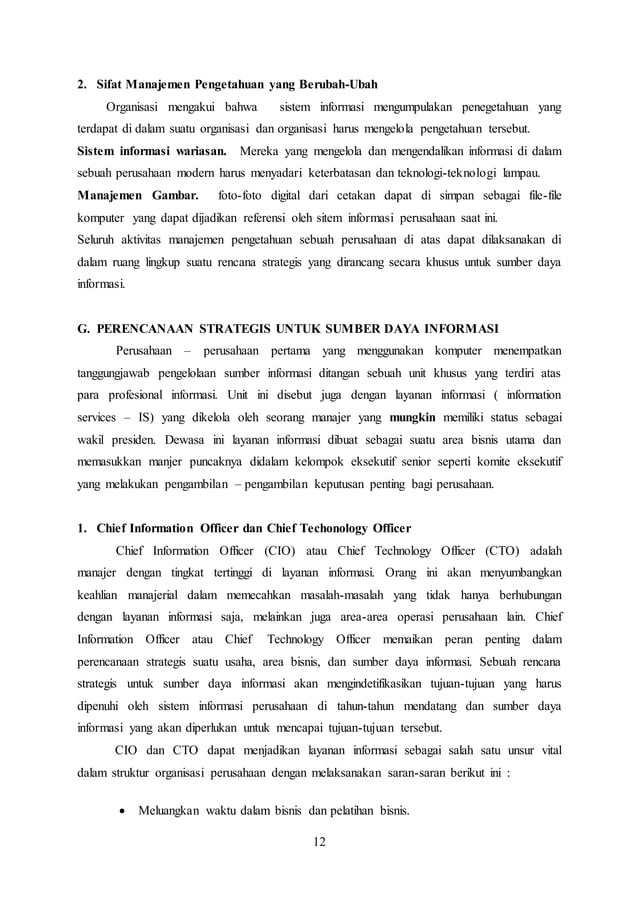 Sistem informasi untuk keunggulan kompetitif | PDF