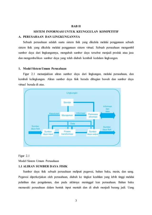 Sistem informasi untuk keunggulan kompetitif | PDF