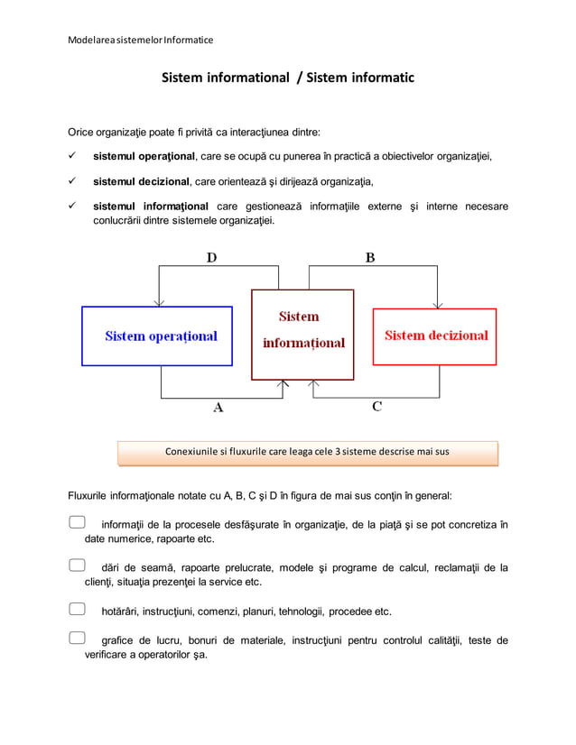Sistem informational si informatic | DOCX