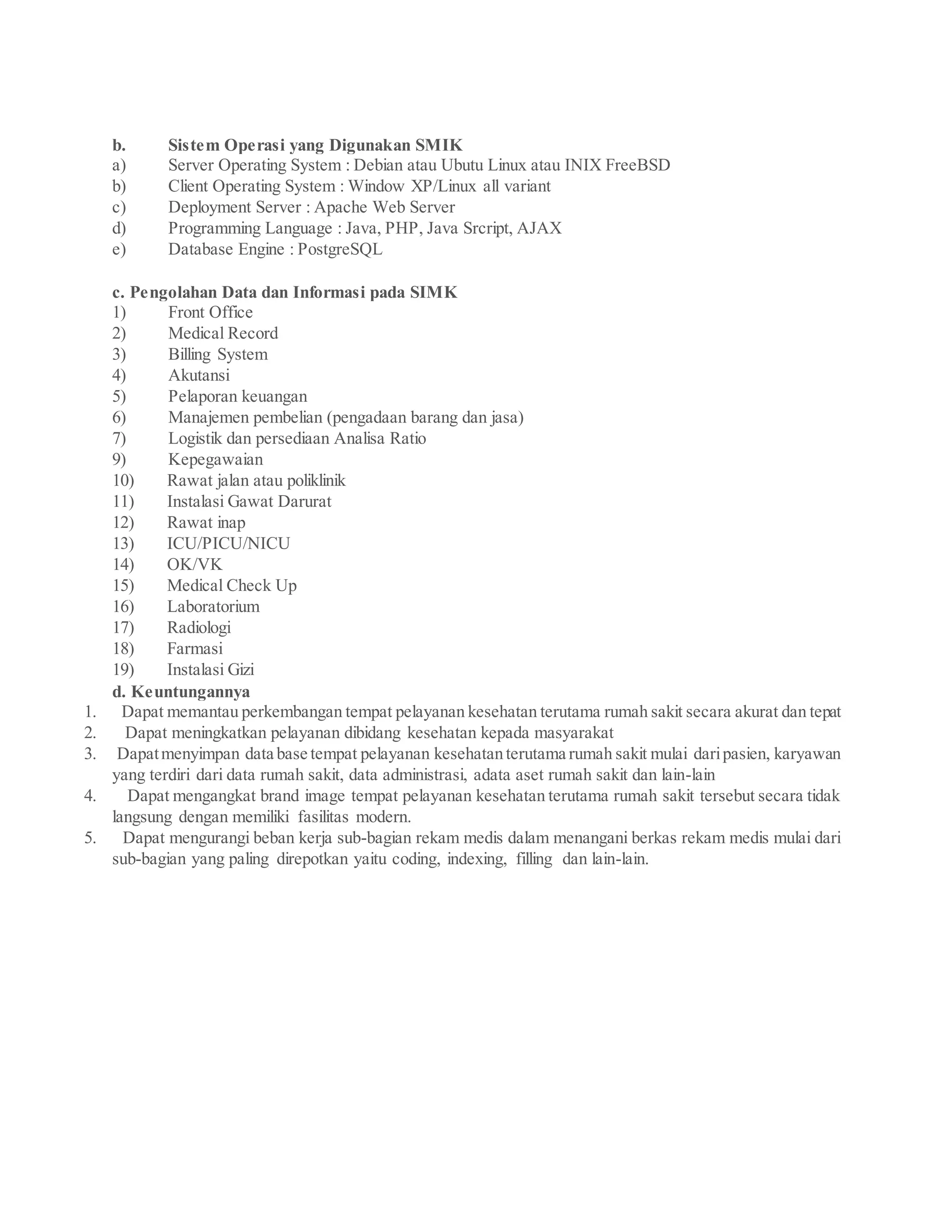 Sistem informasi kesehatan | DOCX