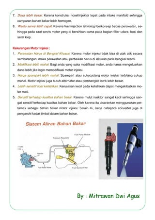 Sistem injeksi pada motor | PDF
