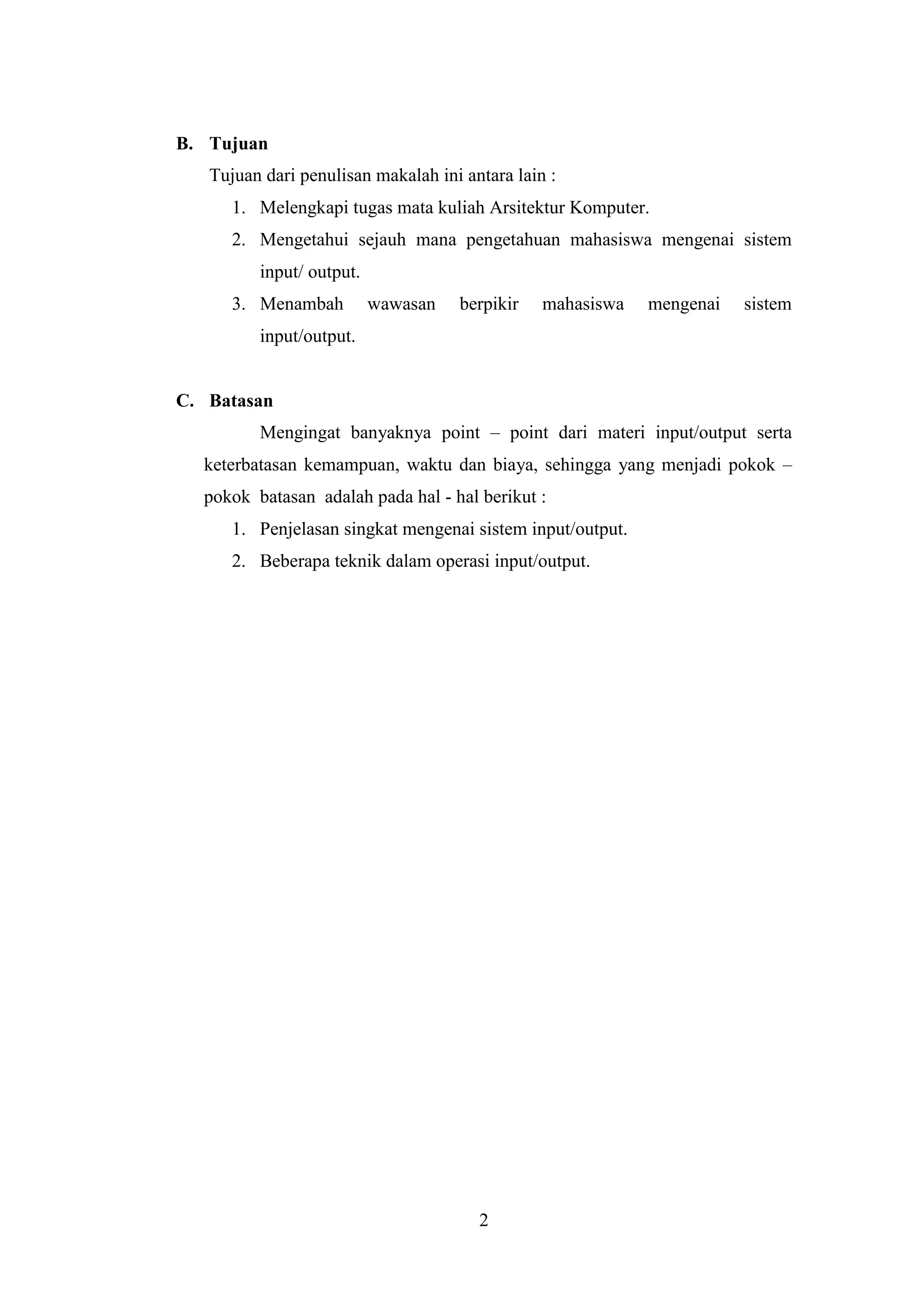 Sistem input output | PDF