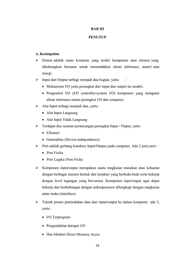 Sistem input output | PDF