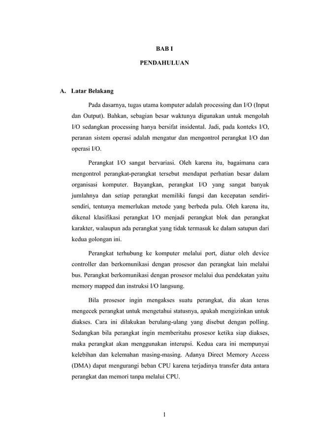 Sistem input output | PDF