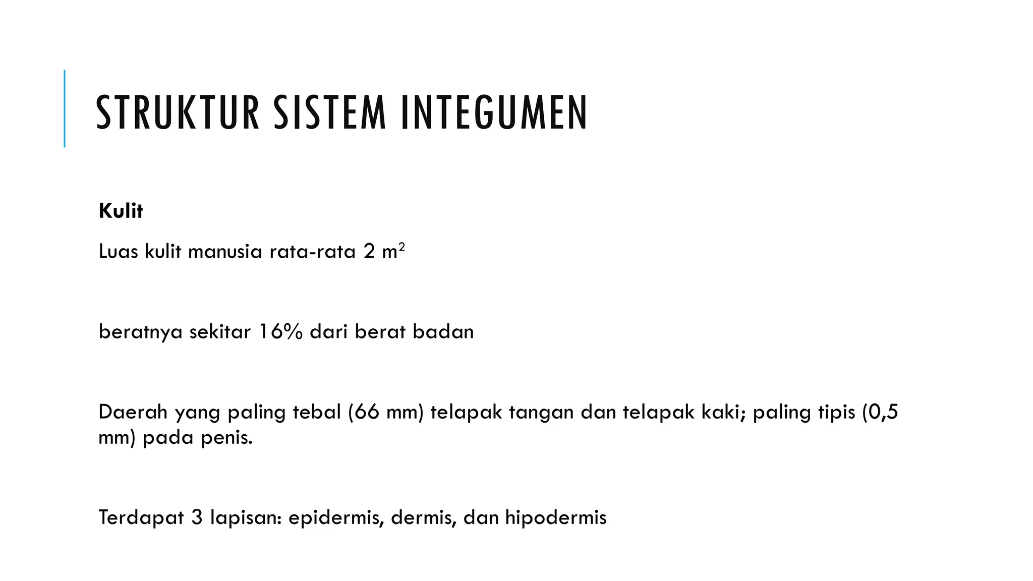 Sistem Integumen pptx sistem integumennn | PPTX