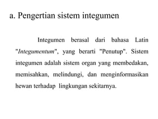 materi sistem integumen pada manusia ipa | PPTX