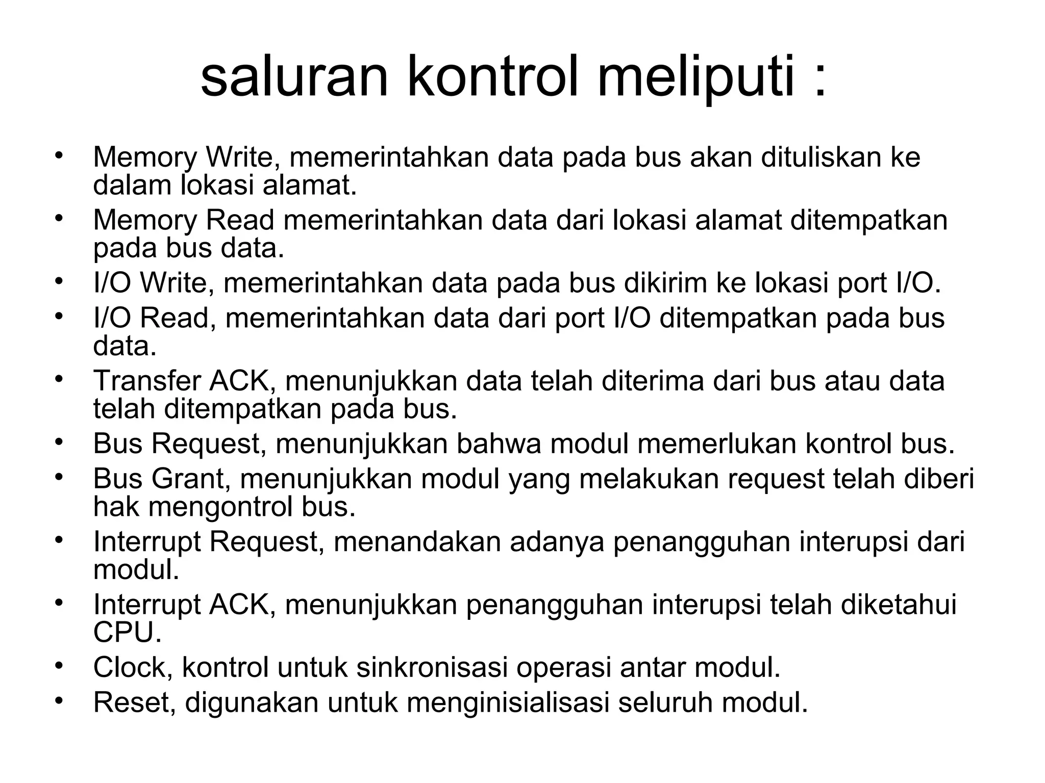 Sistem interkoneksi dan bus | PPT