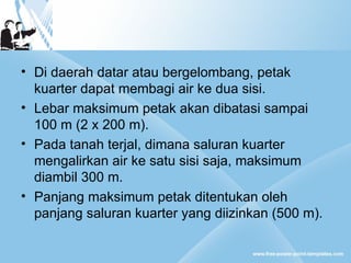Sistem jaringan Irigasi petak tersier.ppt