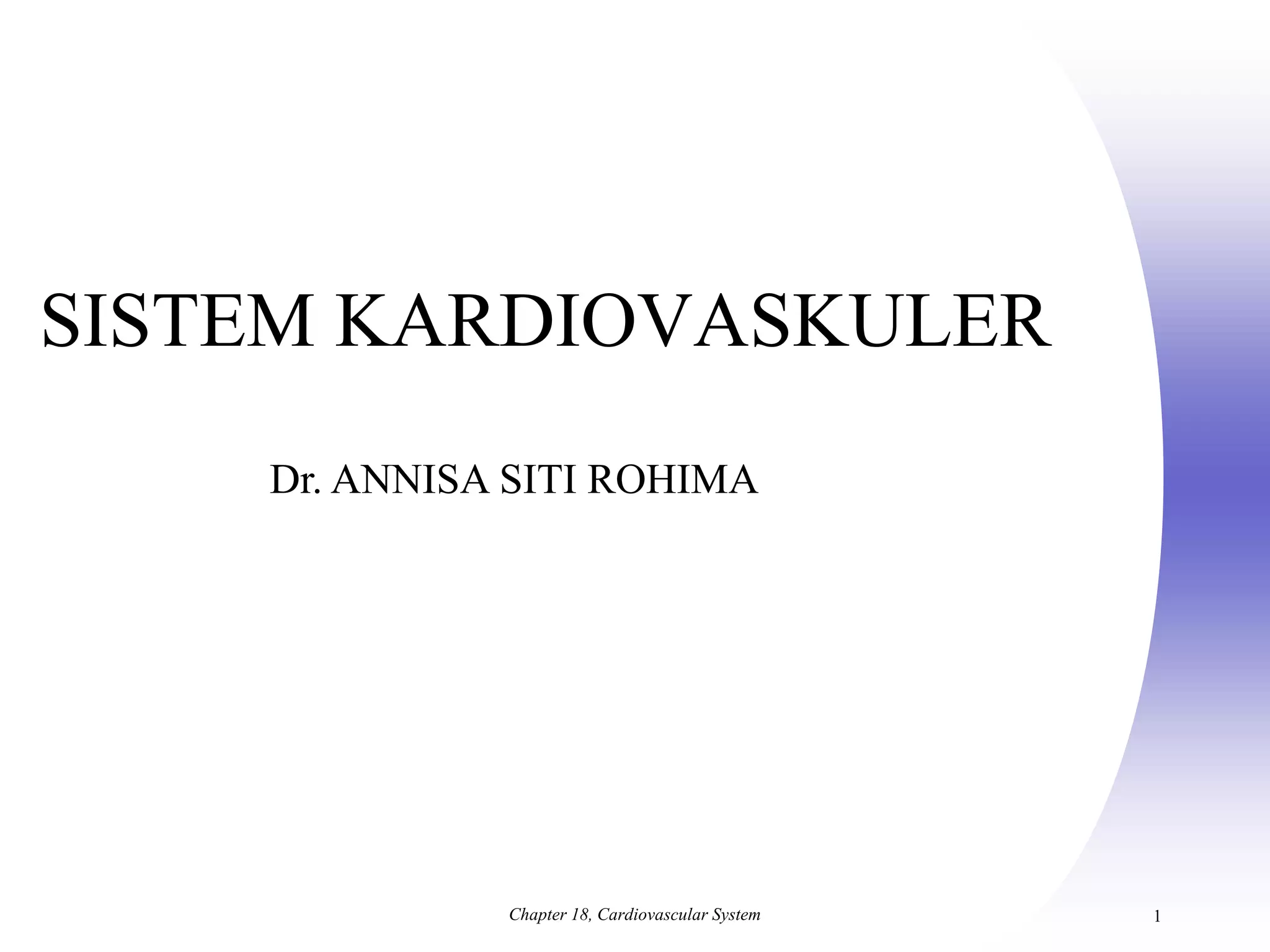 Sistem kardiovaskuler | PPTX