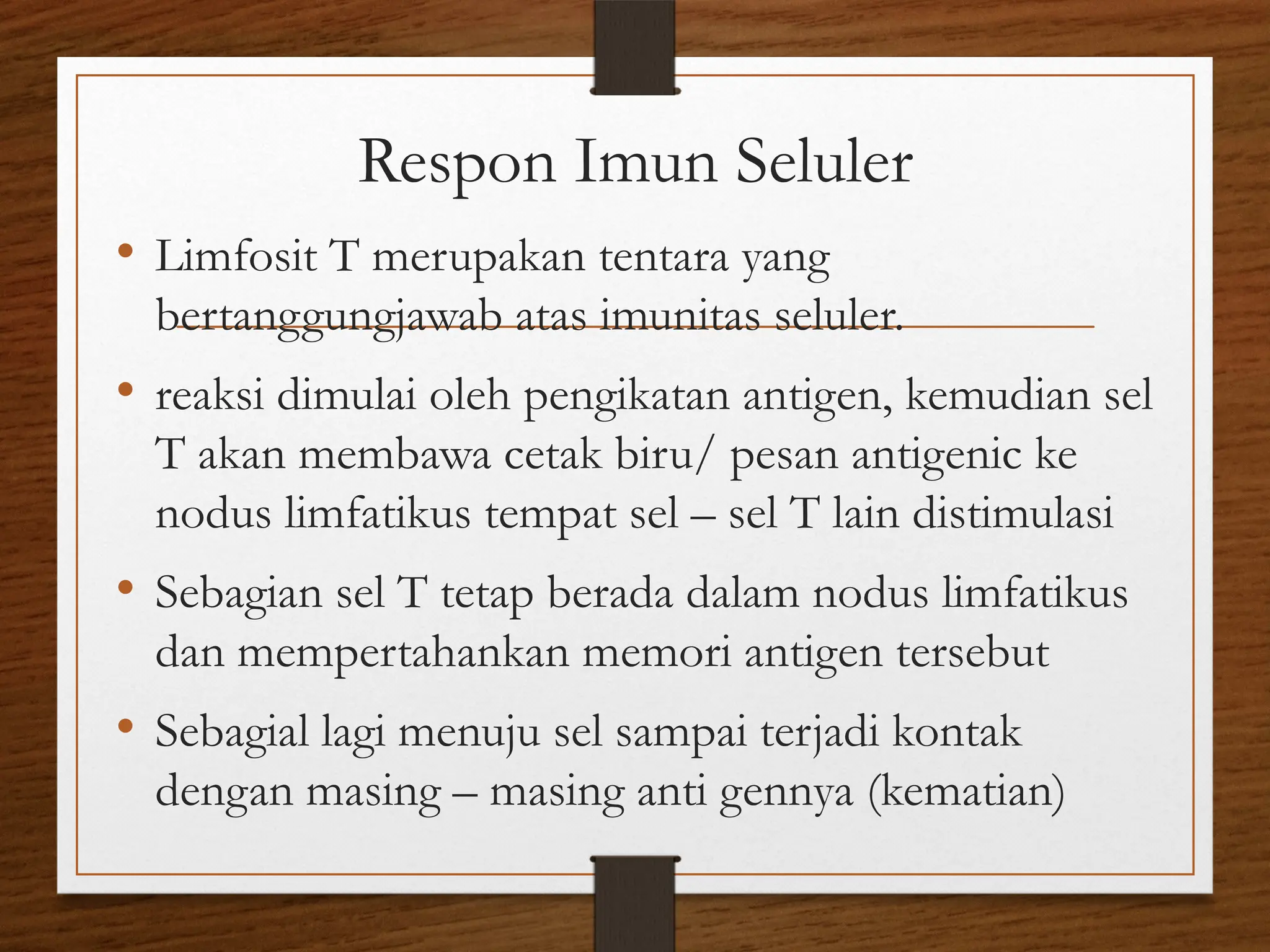 Sistem Kekebalan pada Tubuh Manusia , imunologi | PPTX