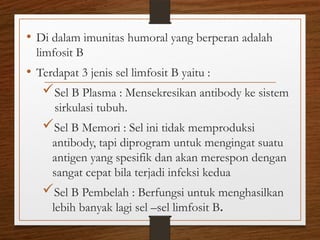 Sistem Kekebalan pada Tubuh Manusia , imunologi | PPTX