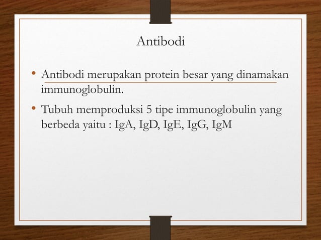 Sistem Kekebalan pada Tubuh Manusia , imunologi | PPT