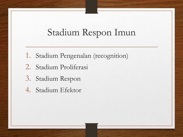 Sistem Kekebalan pada Tubuh Manusia , imunologi | PPT