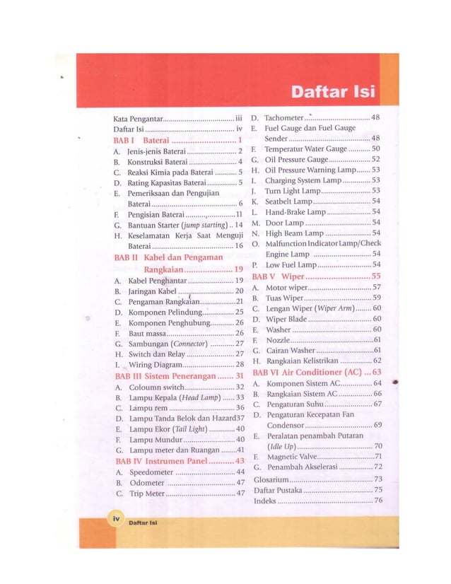 Sistem kelistrikan bodi | PDF