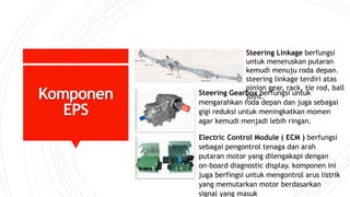 Elektronic power steering | PPTX