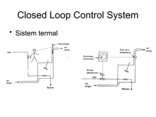 Sistem Kendali, open loop, close loop, kontrol | PPTX