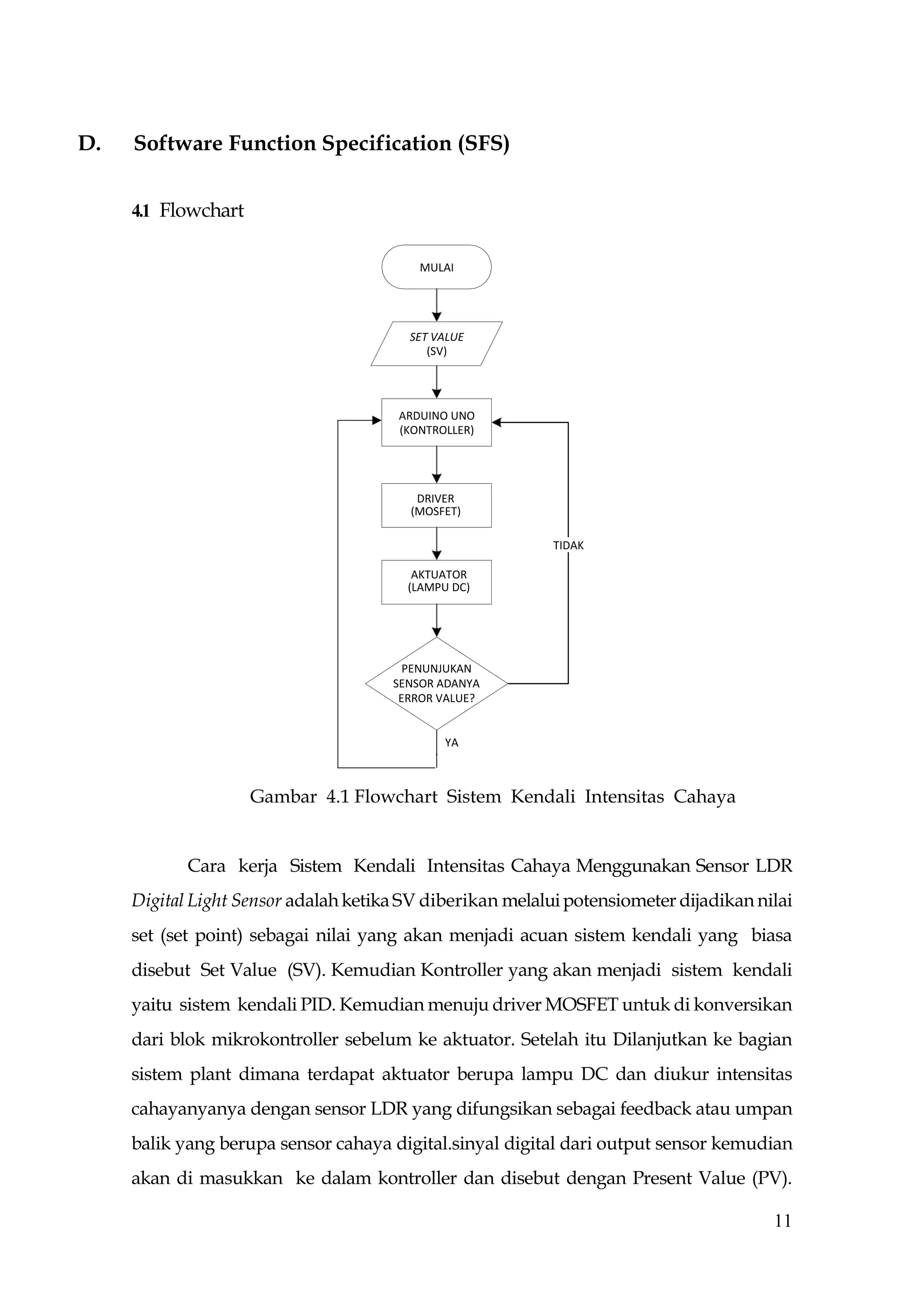 Sistem kendali pid untuk intensitas cahaya ruang berbasis arduino ...
