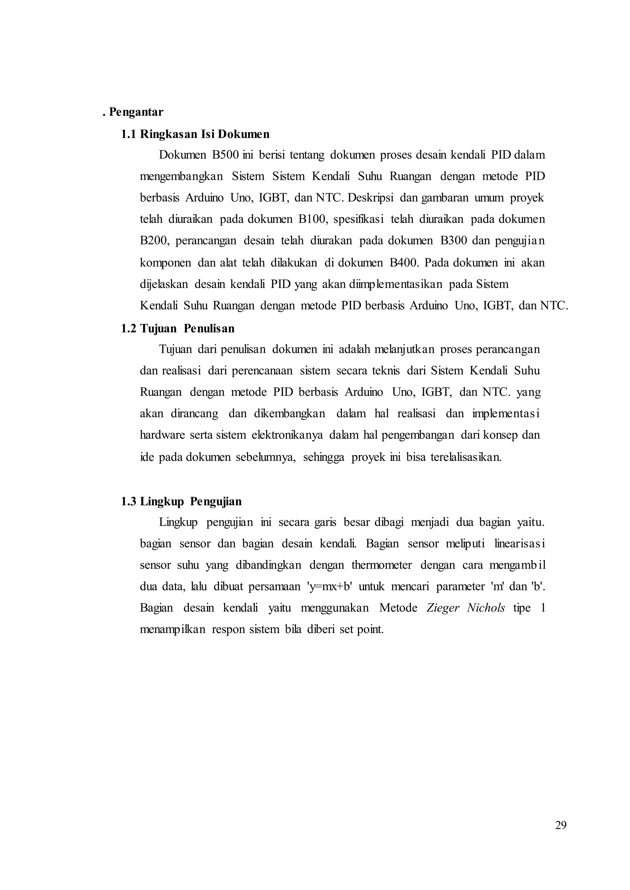 Sistem kendali suhu ruangan dengan metode pid berbasis arduino uno ...