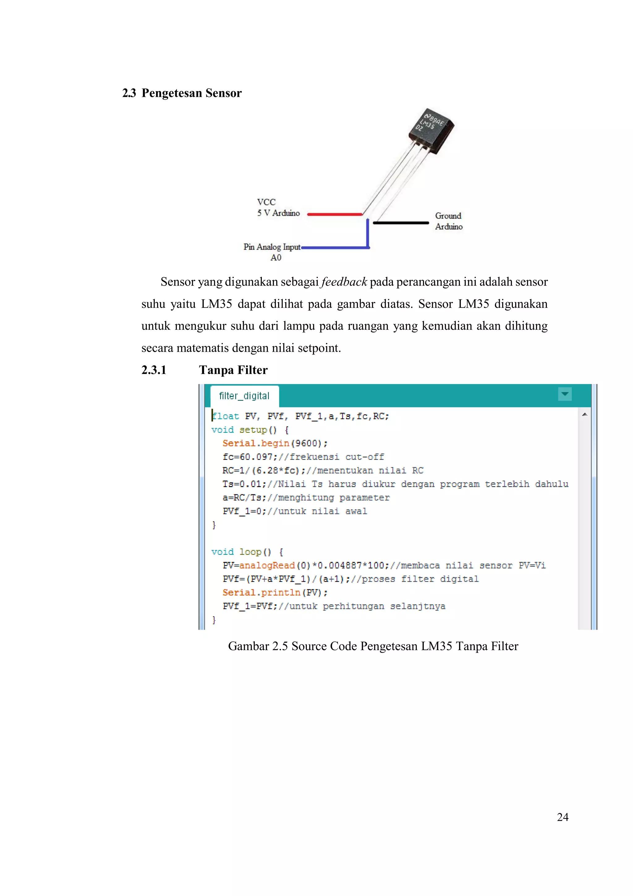 Sistem kendali suhu ruangan dengan metode pid berbasis arduino uno, triac, dan lm35 | PDF