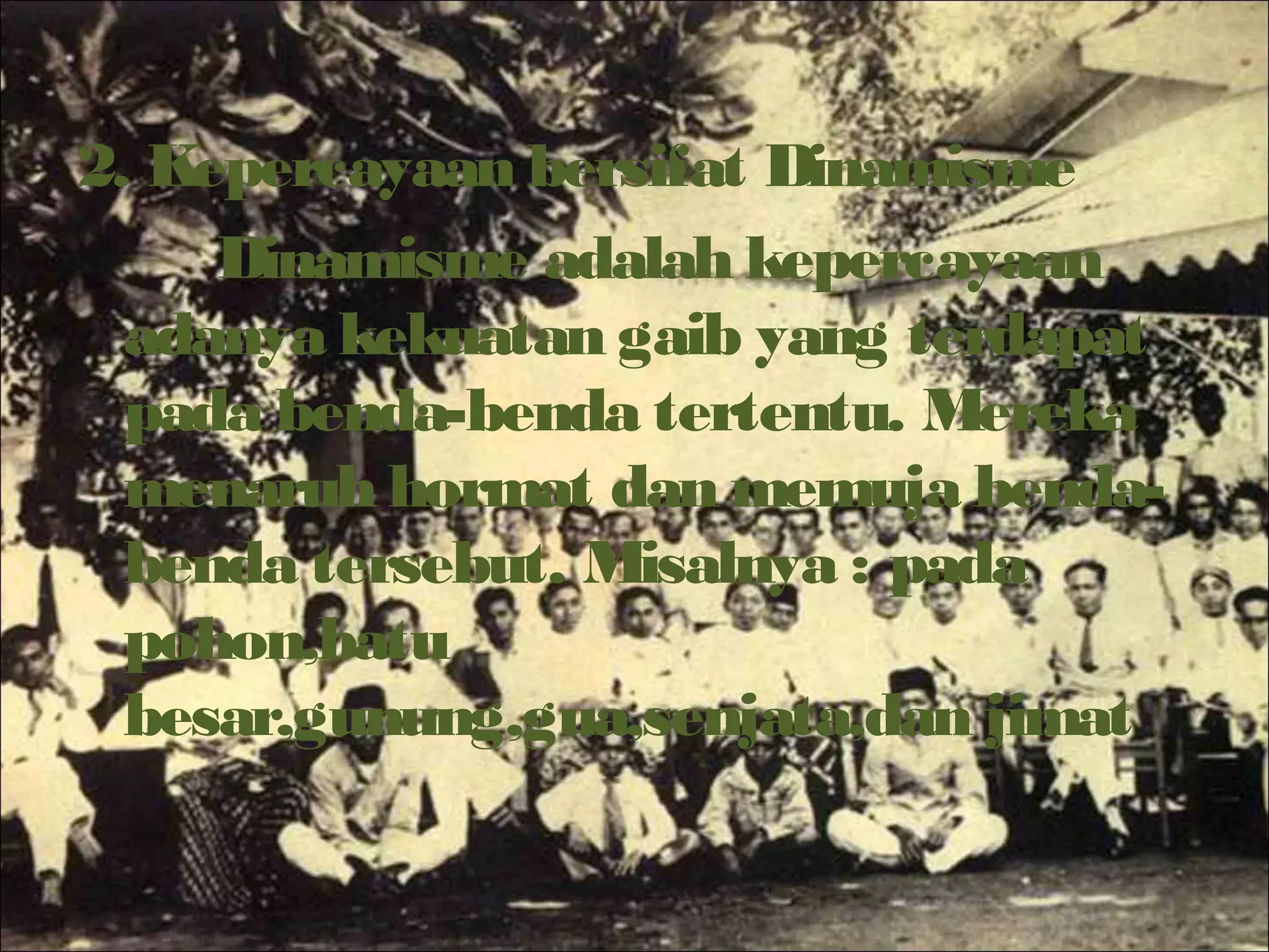 Sistem kepercayaan awal masyarakat | PPT