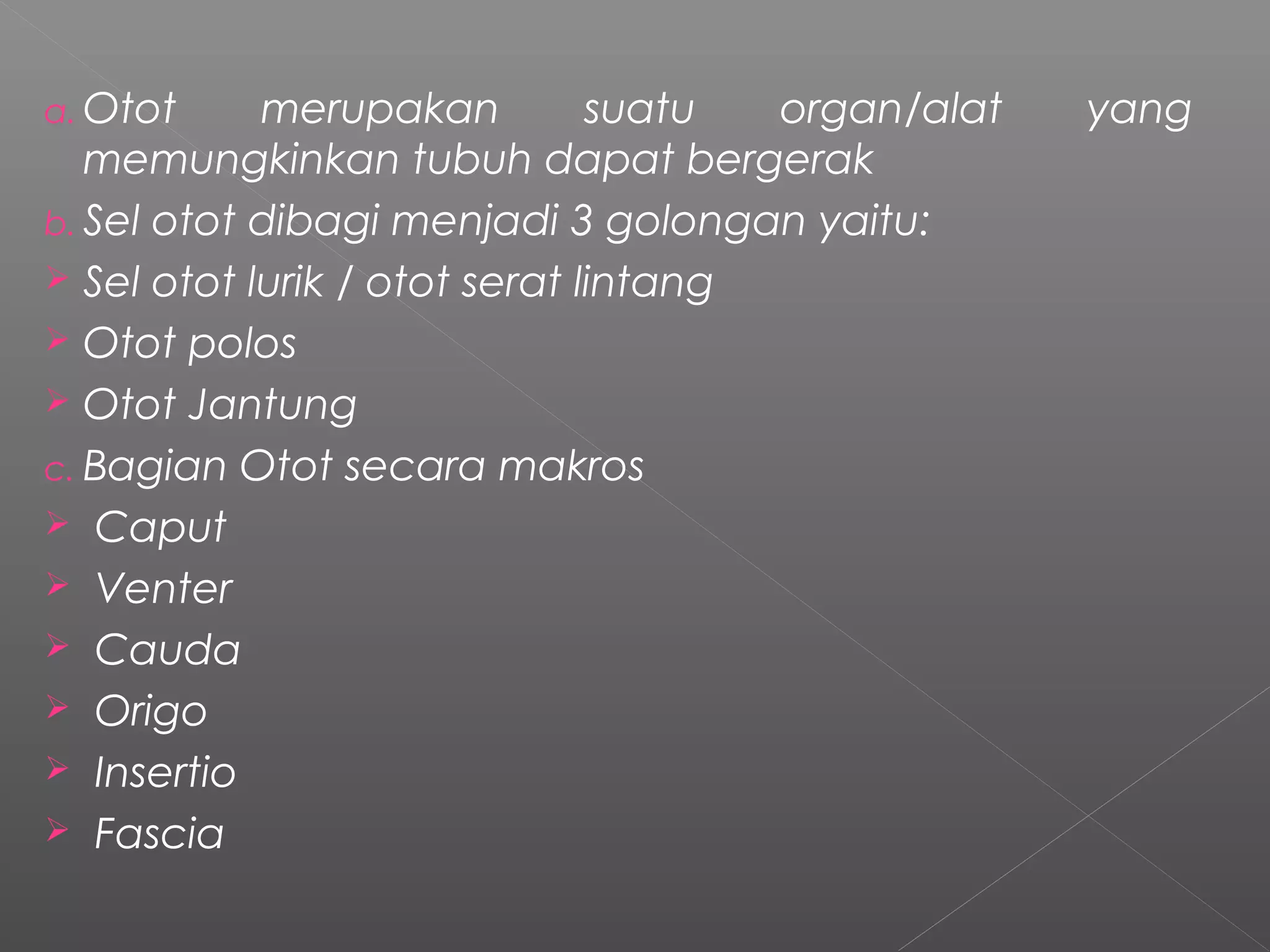 Sistem kerangka dan otot kerangka | PPT