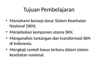 sistem kesehatan nasionalhhgjgjhgjgjgggjh | PPT