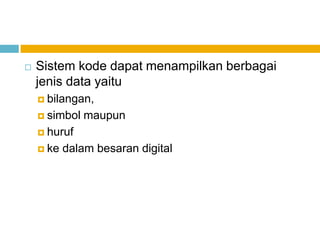 Sistem kode | PPTX