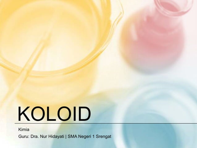Sistem koloid | PPT