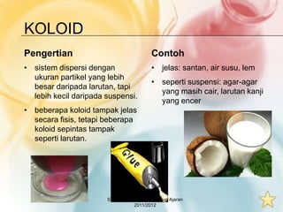Sistem koloid | PPT