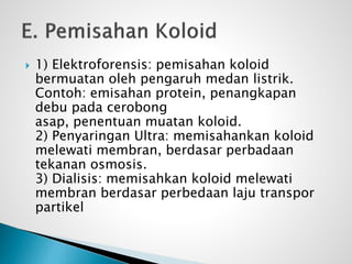 Sistem koloid | PPT