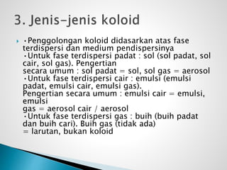 Sistem koloid | PPT