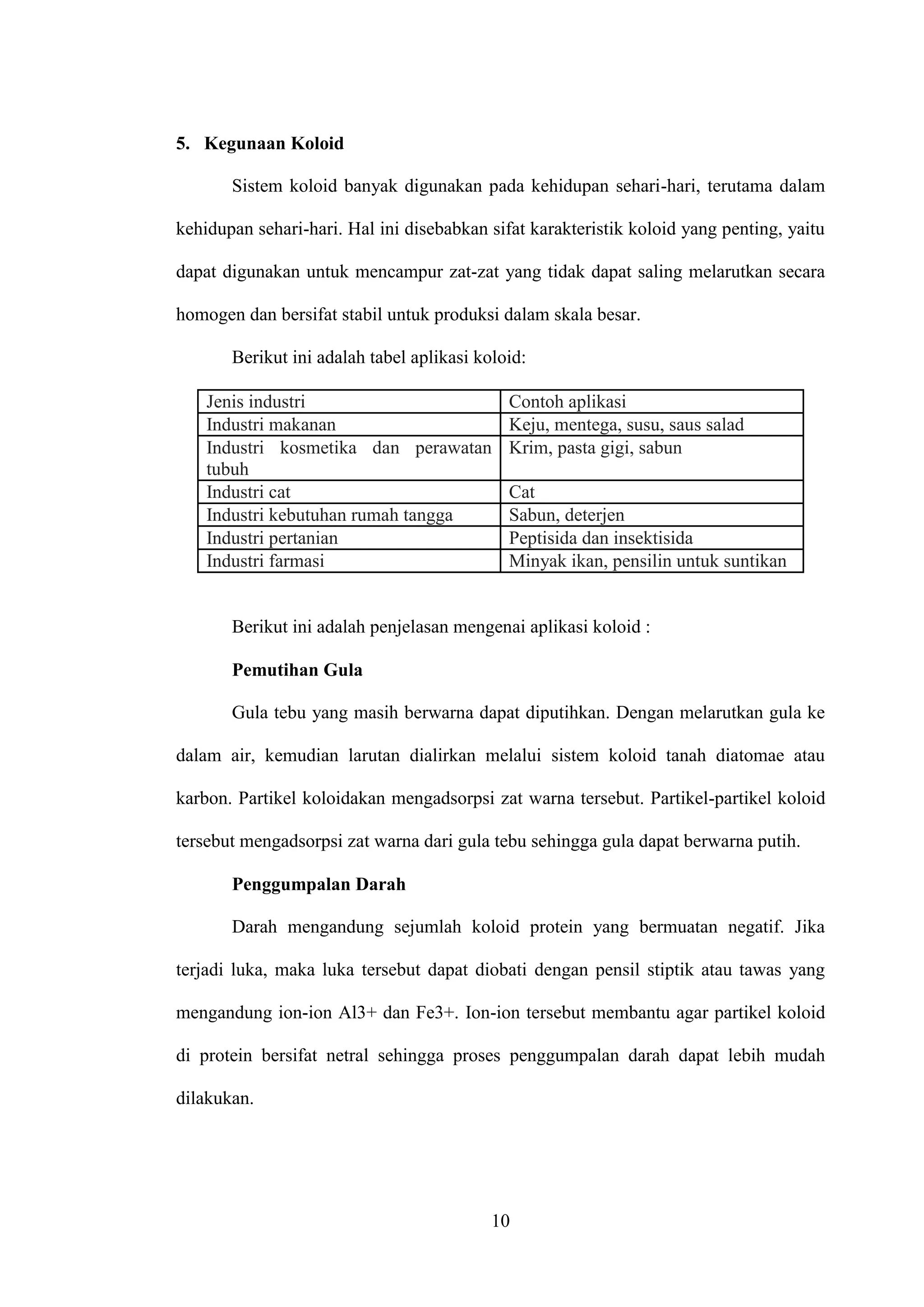 Sistem koloid | DOCX