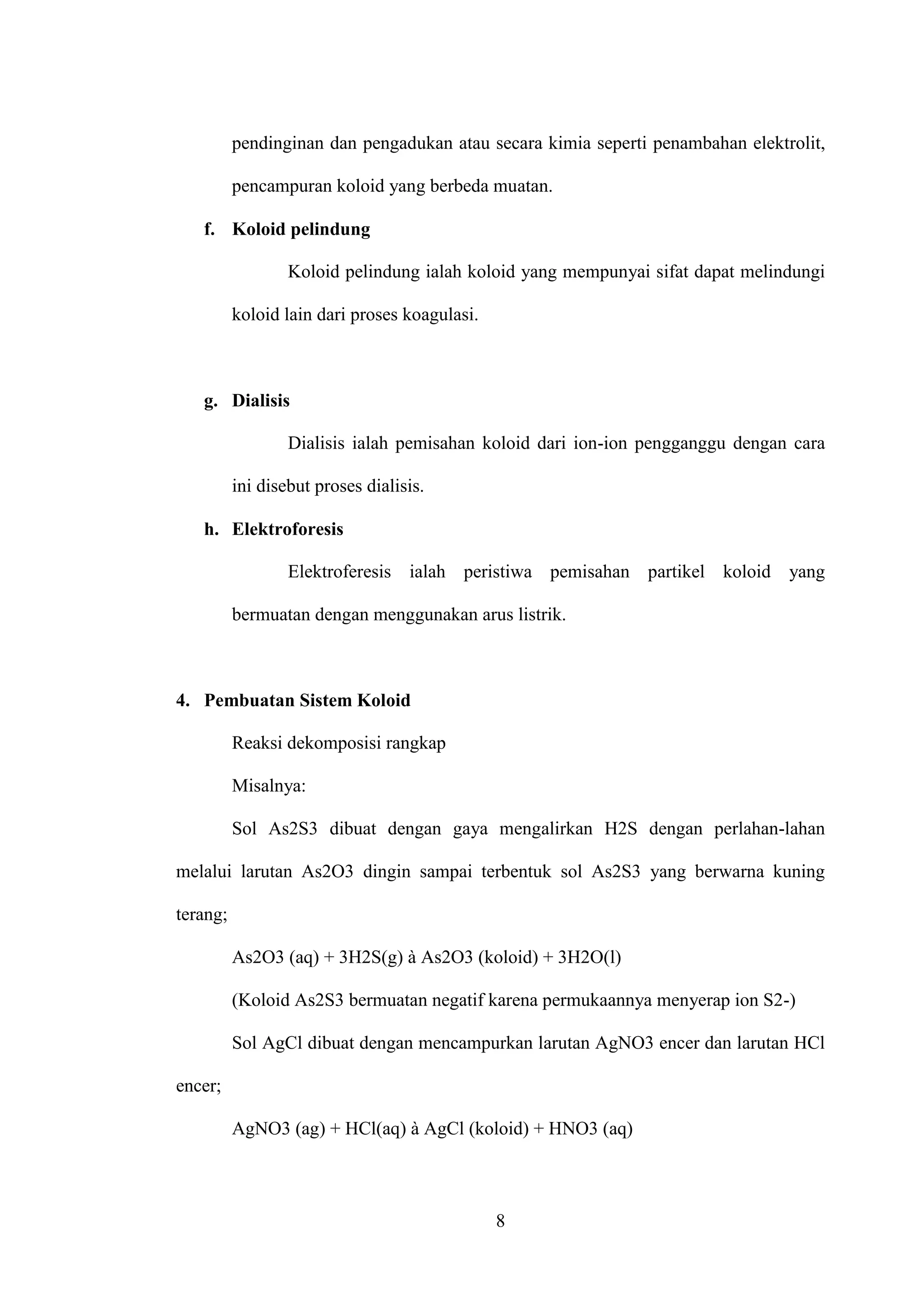 Sistem koloid | DOCX