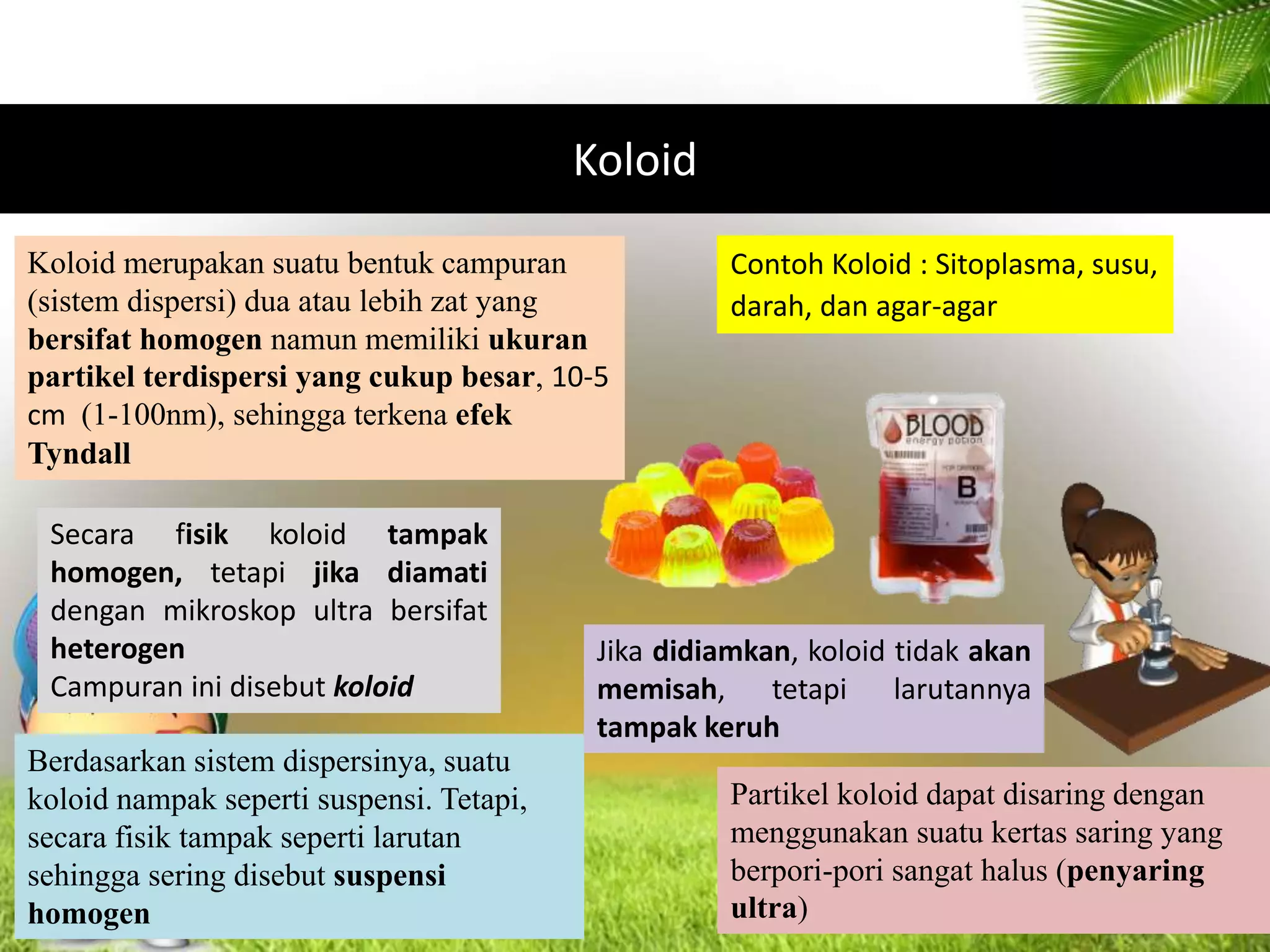 Pengertian Larutan, Suspensi, dan Koloid | PPTX