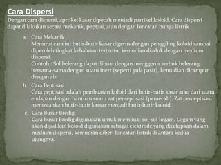 Sistem koloid | PPTX