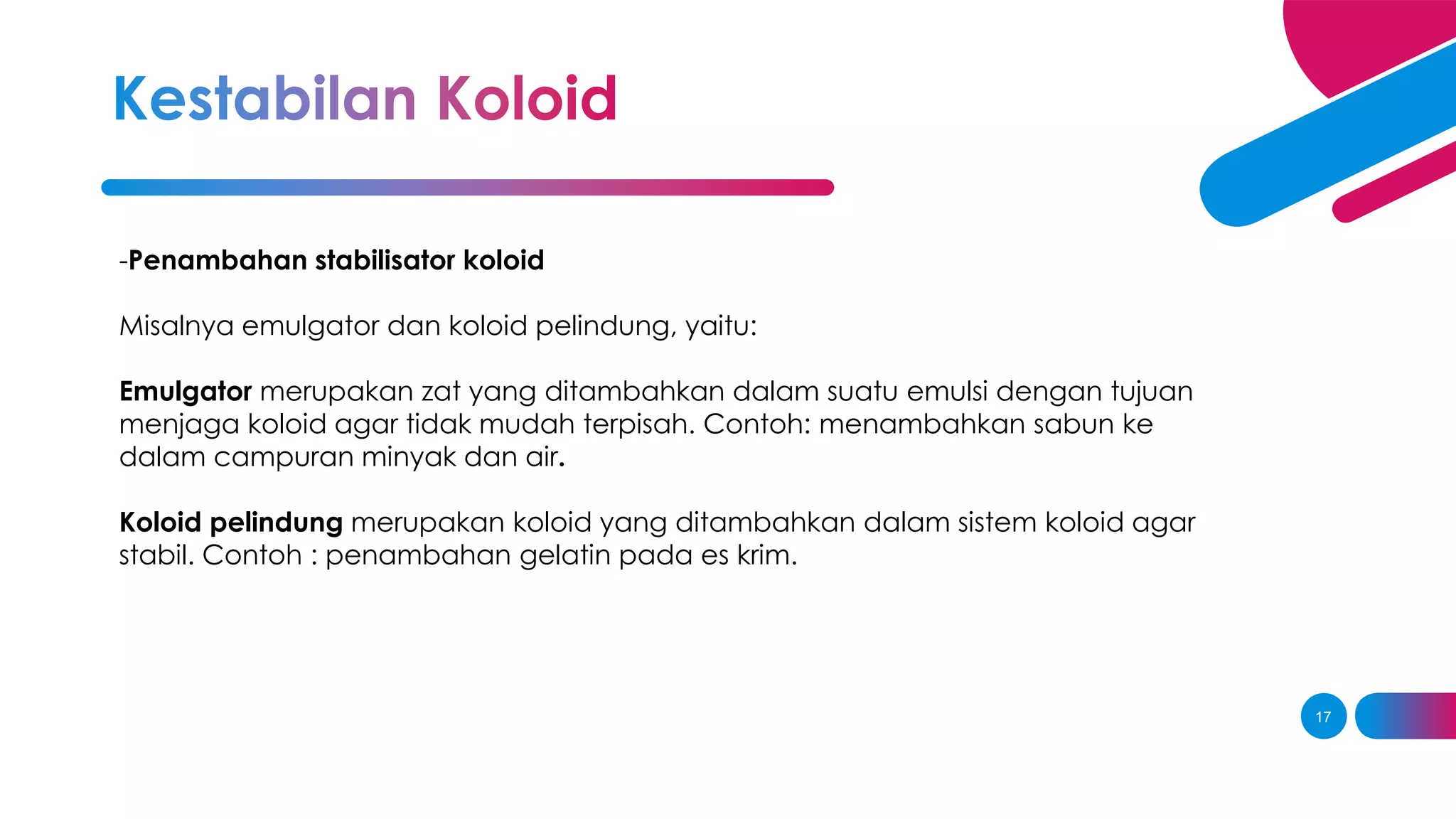 Sistem koloid kimia kelas xi | PPT