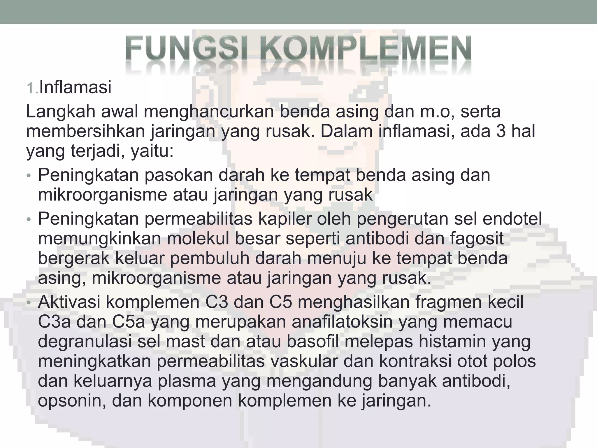 Sistem komplemen | PPTX